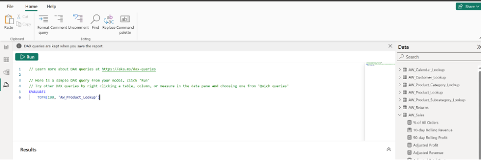 How to Leverage Power BI Copilot Suggestions and DAX Query View